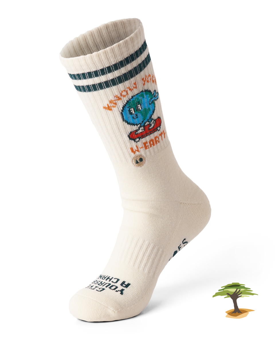 Earth-worthy Athletic Sock – Talking Toes SG